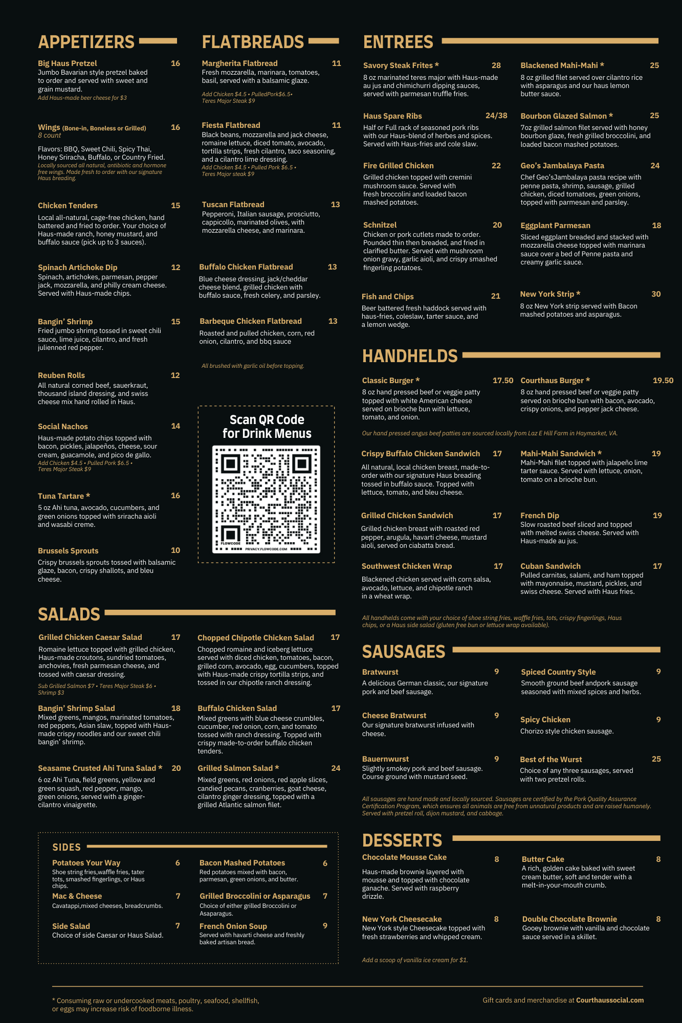 Food — COURTHAUS SOCIAL