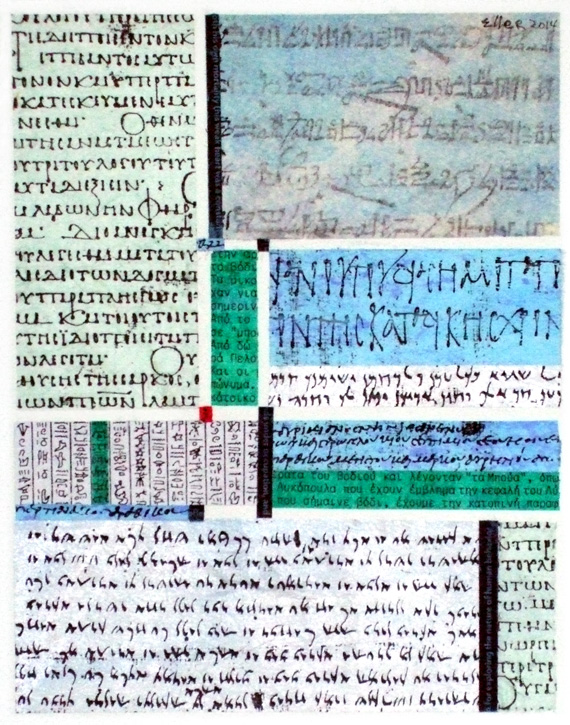 Language Collage Gallery — EVELYN ELLER