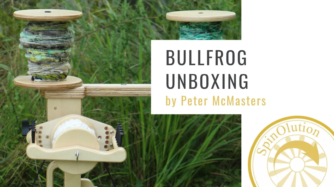 SpinOlution Bullfrog Portable Bulky Art Yarn Spinning Wheel ...