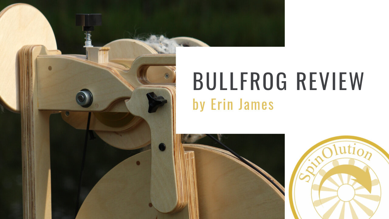 SpinOlution Spinning Wheels: Bullfrog Portable Bulky Art Yarn Spinning ...