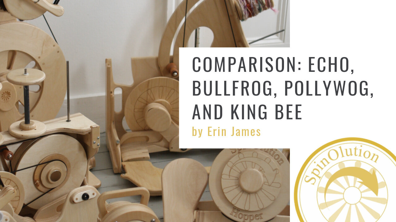 SpinOlution Spinning Wheels: Bullfrog Portable Bulky Art Yarn Spinning ...