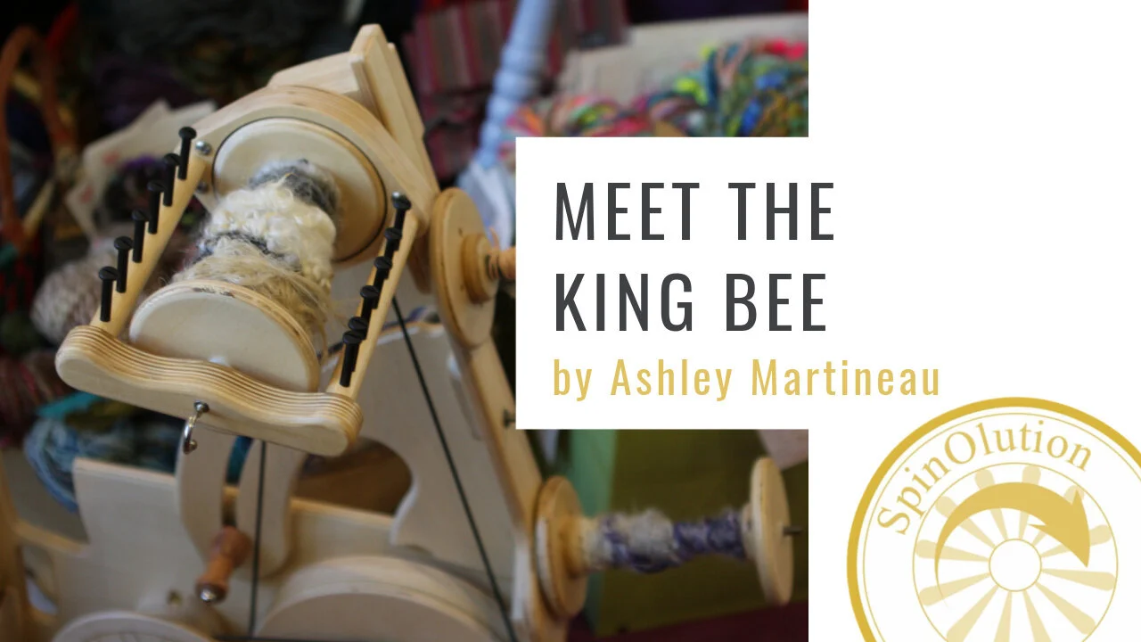 SpinOlution Spinning Wheels: King Bee Portable Folding Travel Yarn ...