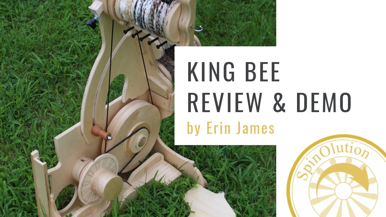 SpinOlution Spinning Wheels: King Bee Portable Folding Travel Yarn ...