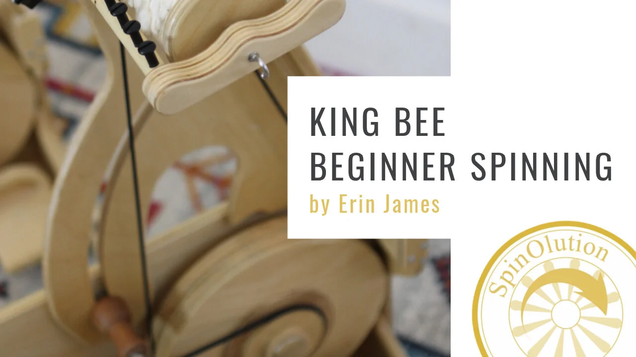 SpinOlution Spinning Wheels: King Bee Portable Folding Travel Yarn ...