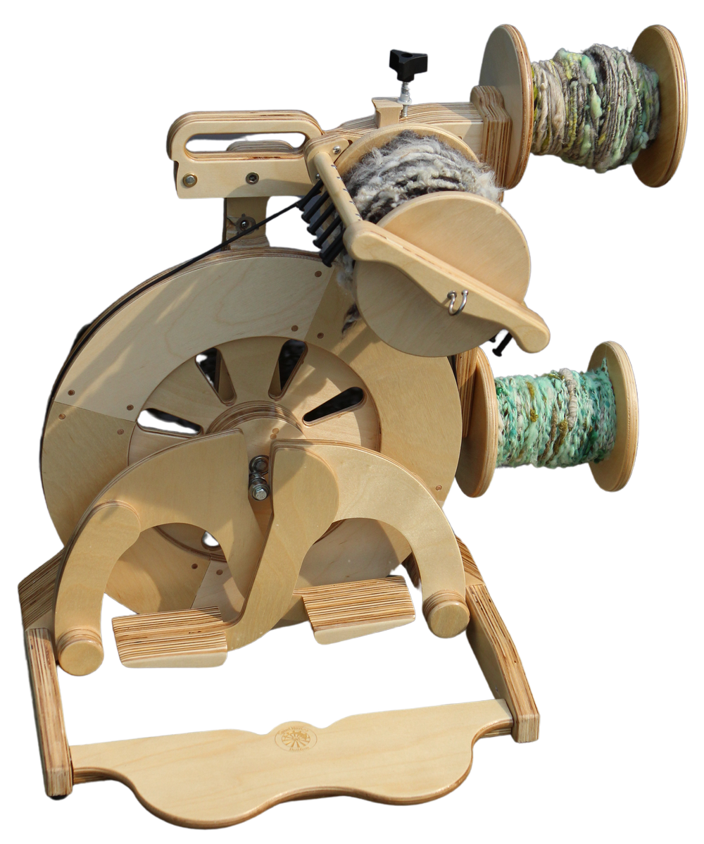 SpinOlution Spinning Wheels: Bullfrog Portable Bulky Art Yarn Spinning ...