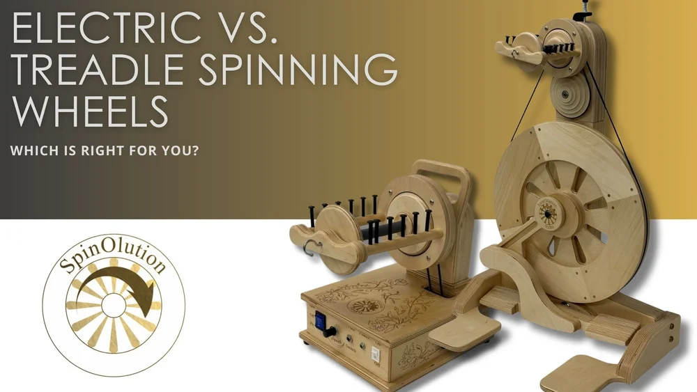 Electric Vs Treadle Spinning Wheel - How to Choose? — SpinOlution