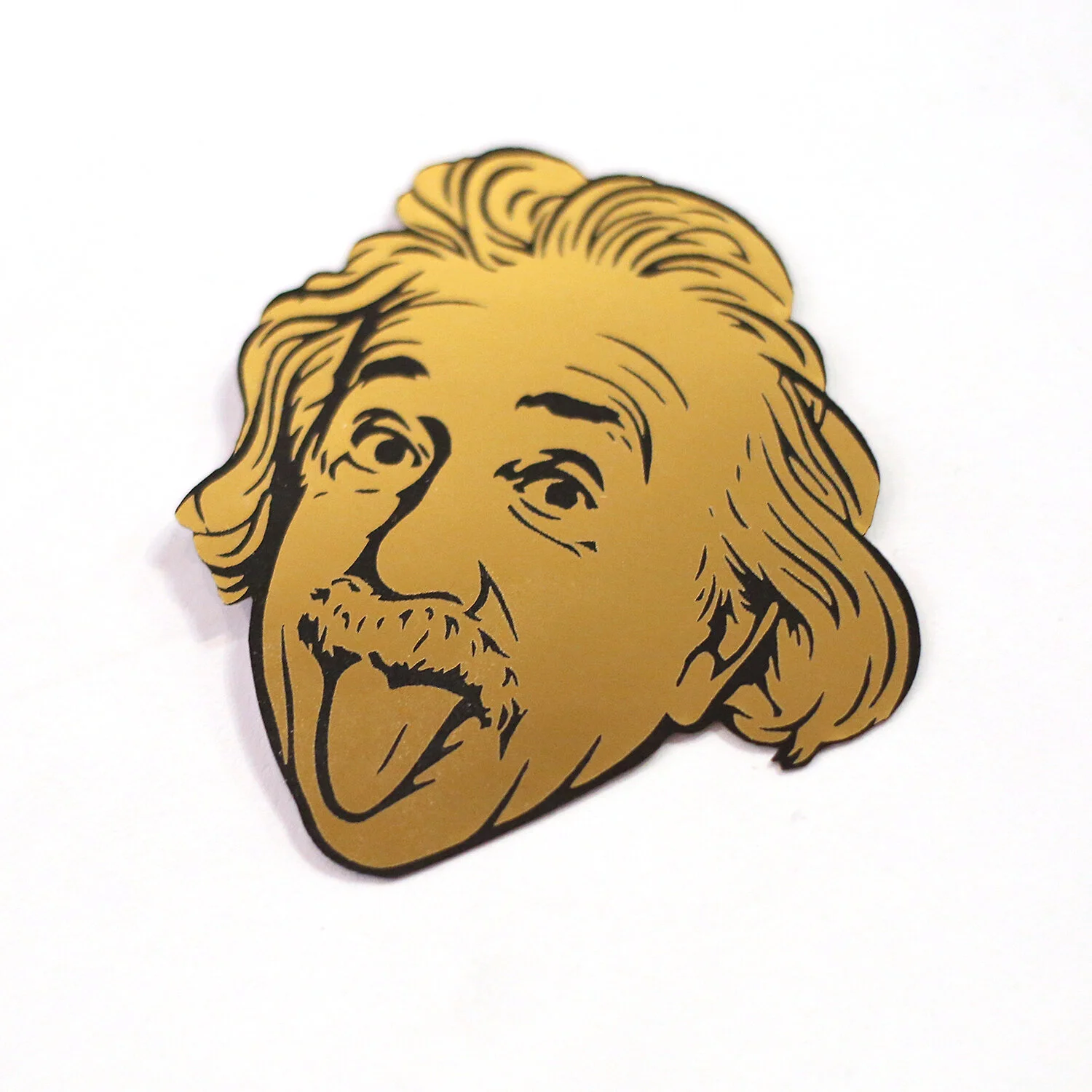 Albert Einstein Sticker by Cergio Brown — practical art