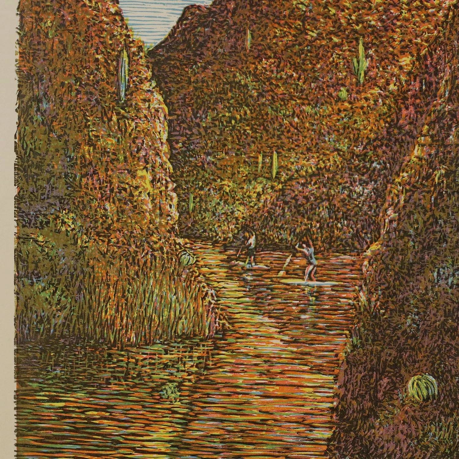 "Paddle Boarding" by Eric Lindquist — practical art