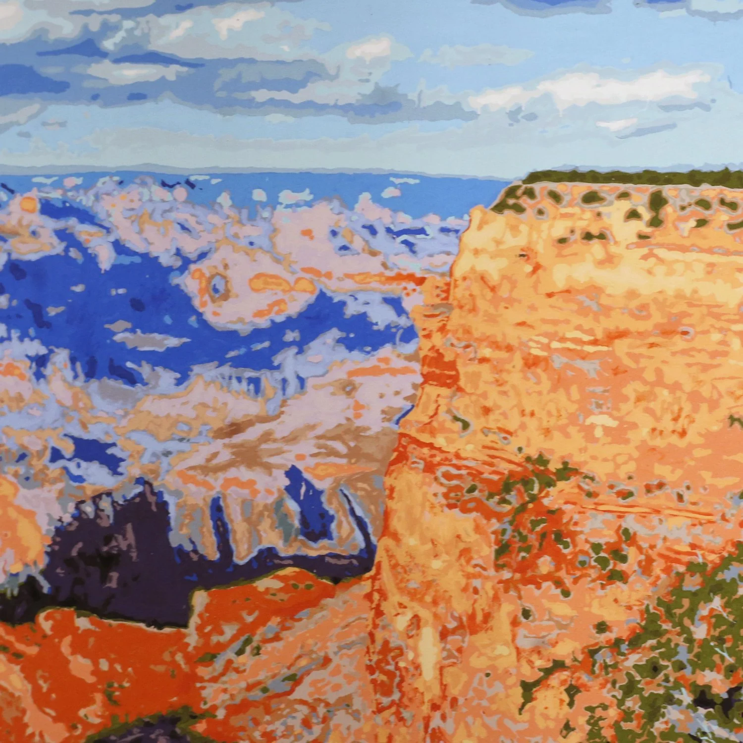 "Orange Canyon" by Randy Slack — practical art