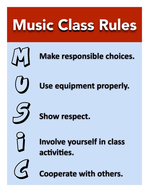 Class Rules And Expectations Ladue Bands