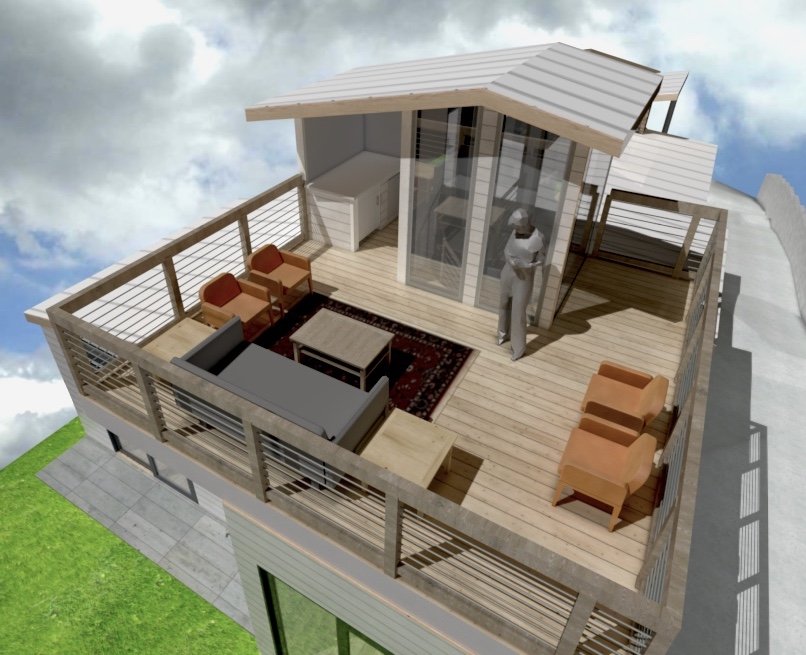 PM PITCHED ROOF DECK — Lyons Design and Build