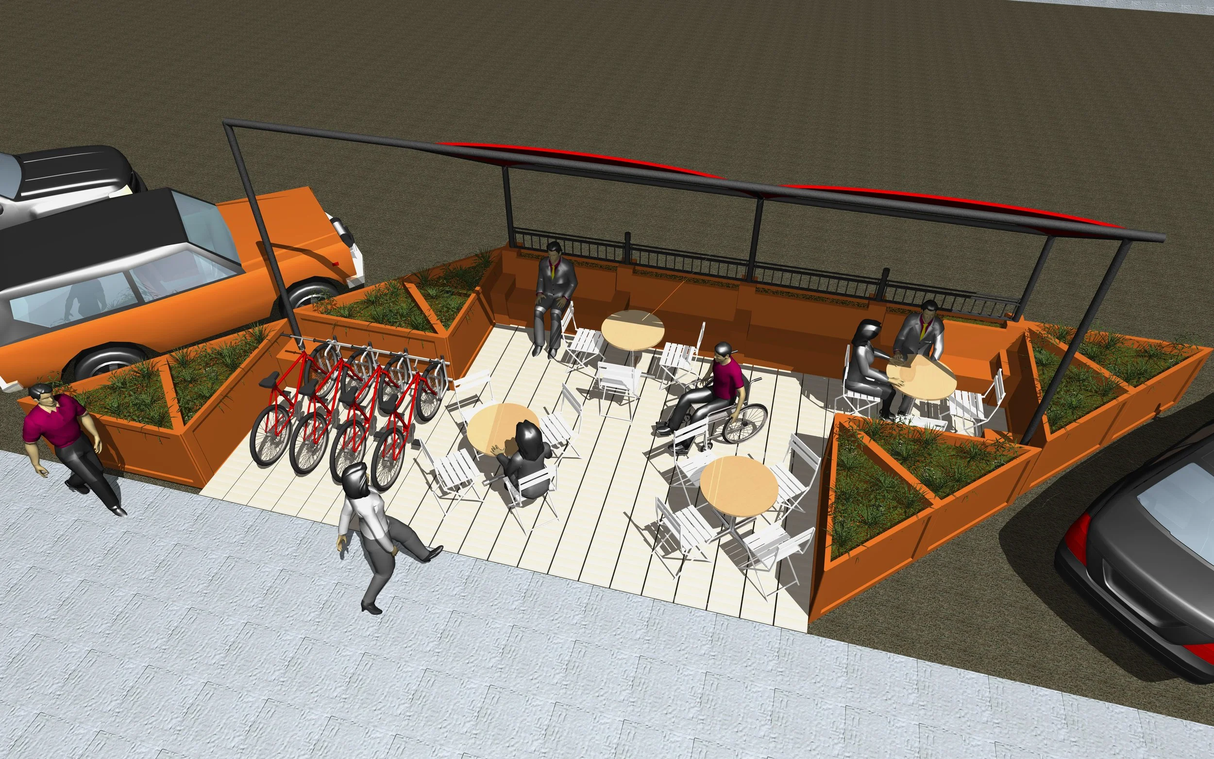 PASADENA PARKLETS PROJECT — Lyons Design and Build
