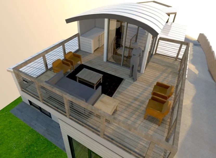 PM PARABOLIC ROOF DECK — Lyons Design and Build