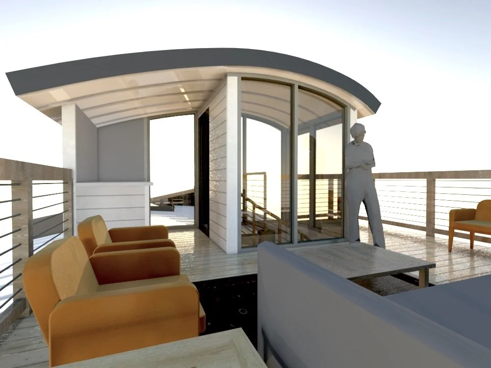 PM PARABOLIC ROOF DECK — Lyons Design and Build