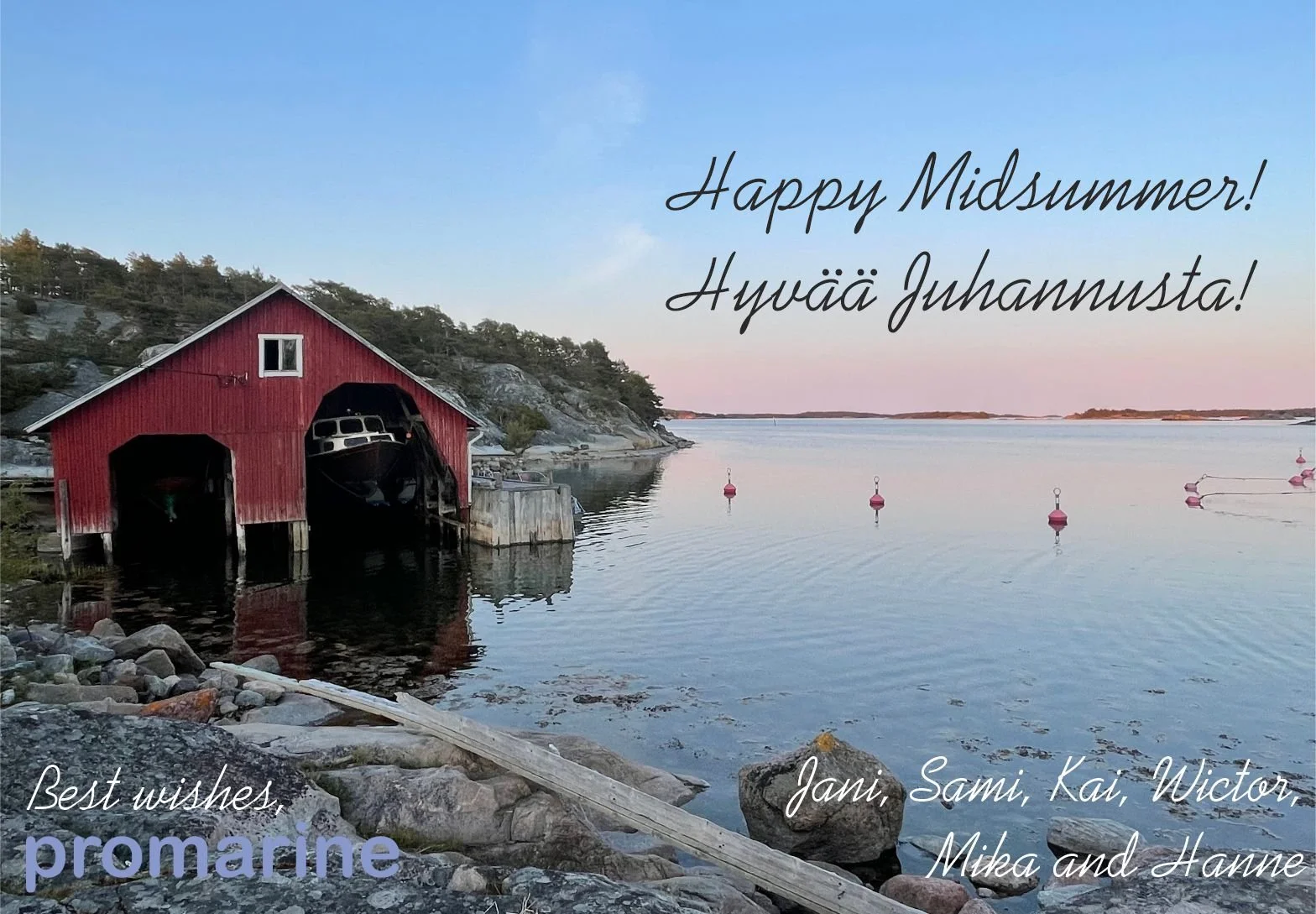Summer greetings - Happy Midsummer! — Promarine