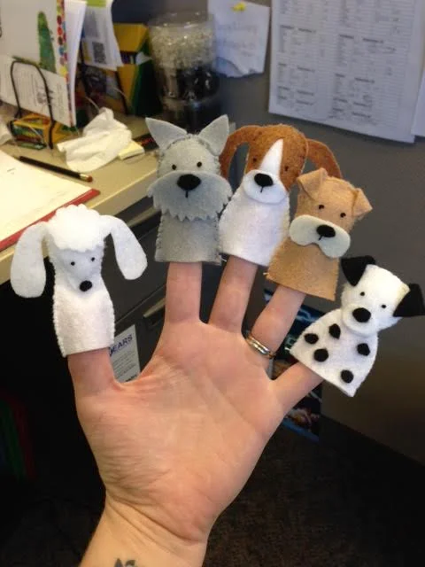 A Puppy Craft and Fingerpuppets — Teeny Tiny Library