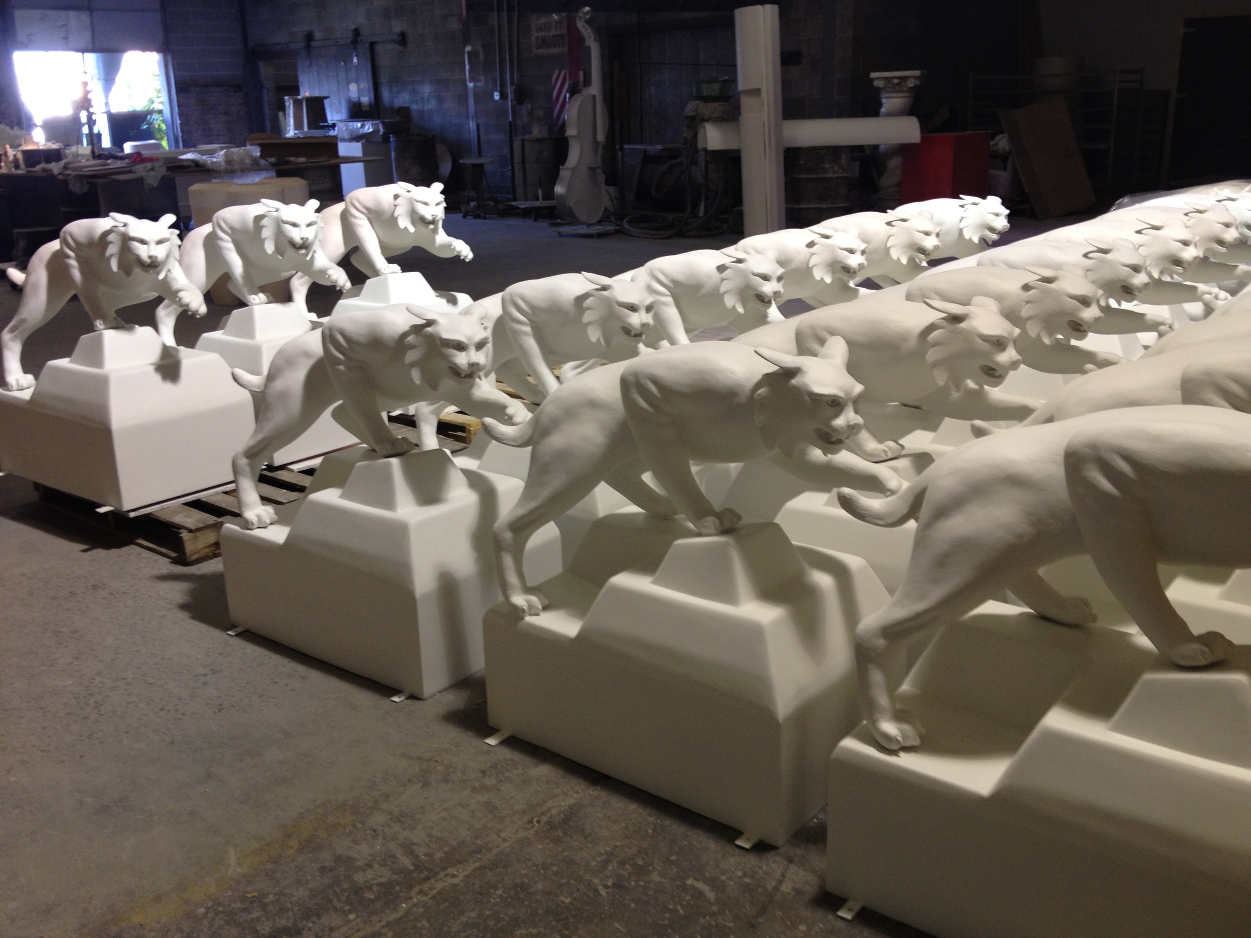 Fiberglass Mascots at Chicago FIberglass Works | Fiberglass Animals ...