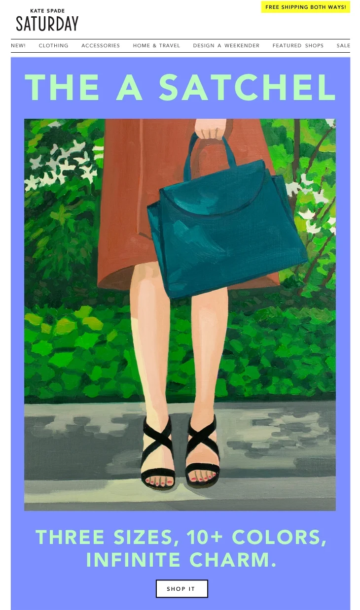 Kate Spade Saturday Advertisement