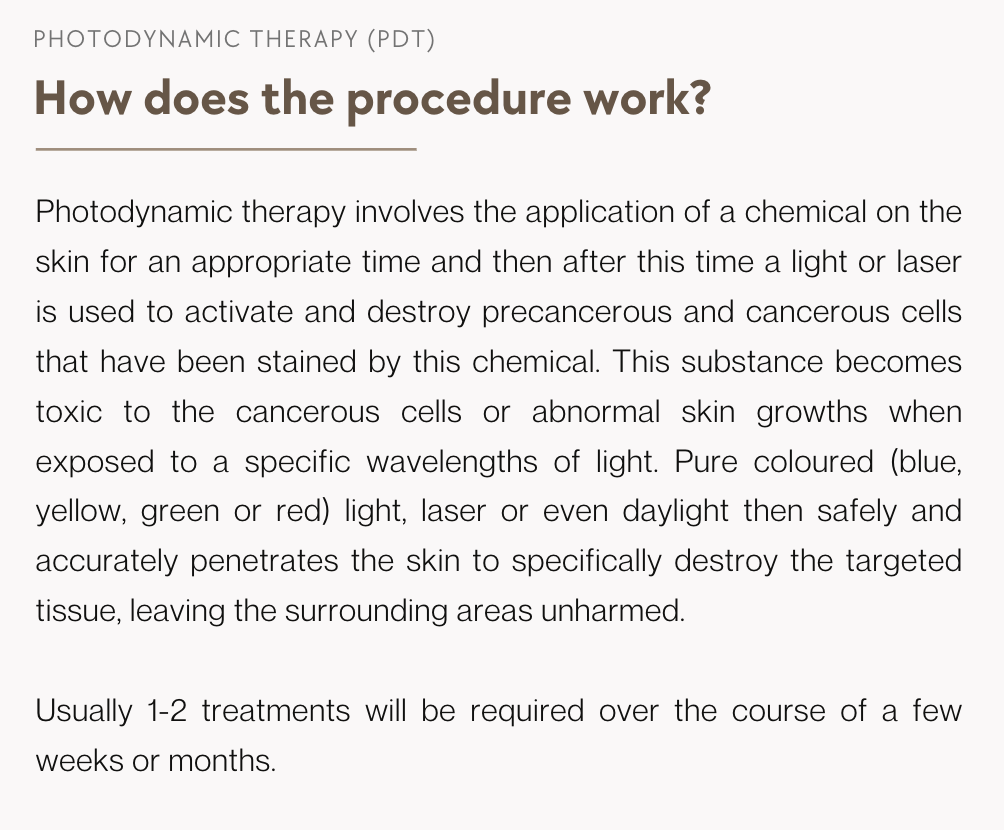 Photodynamic Therapy PDT at the Dermatology Institute of Victoria ...