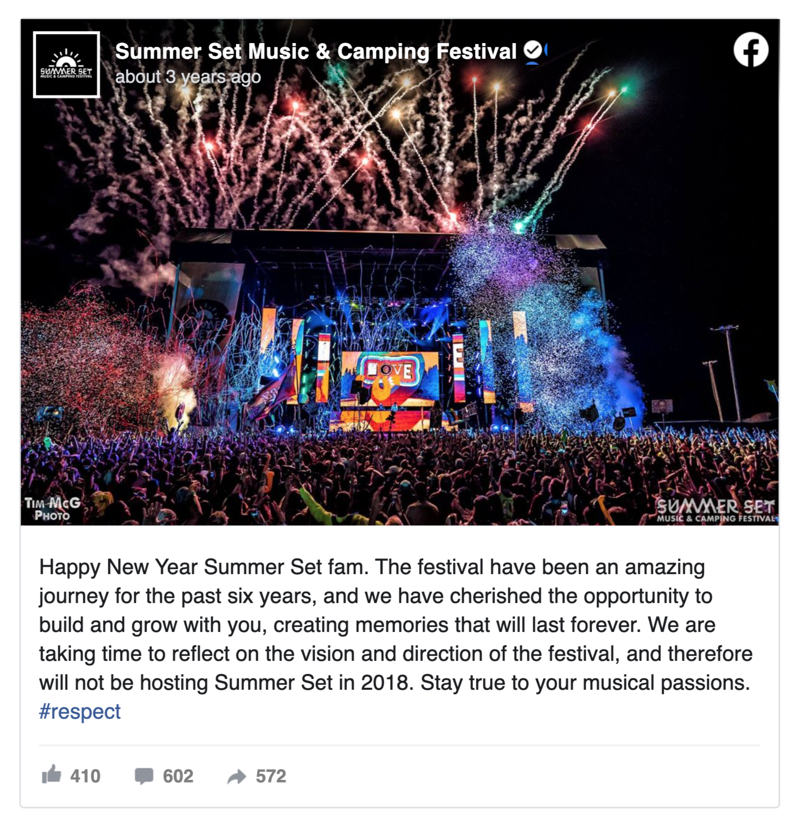 Summerset 2022 Lineup
