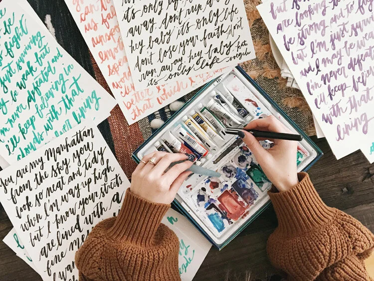Brush Lettering Basics: A Quick Tutorial — We The Dreamers