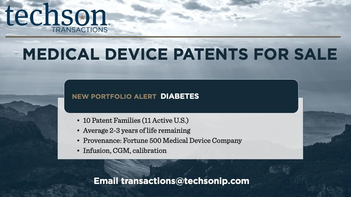 Assets on Offer from Techson IP — TECHSON - Relentless. Monetization