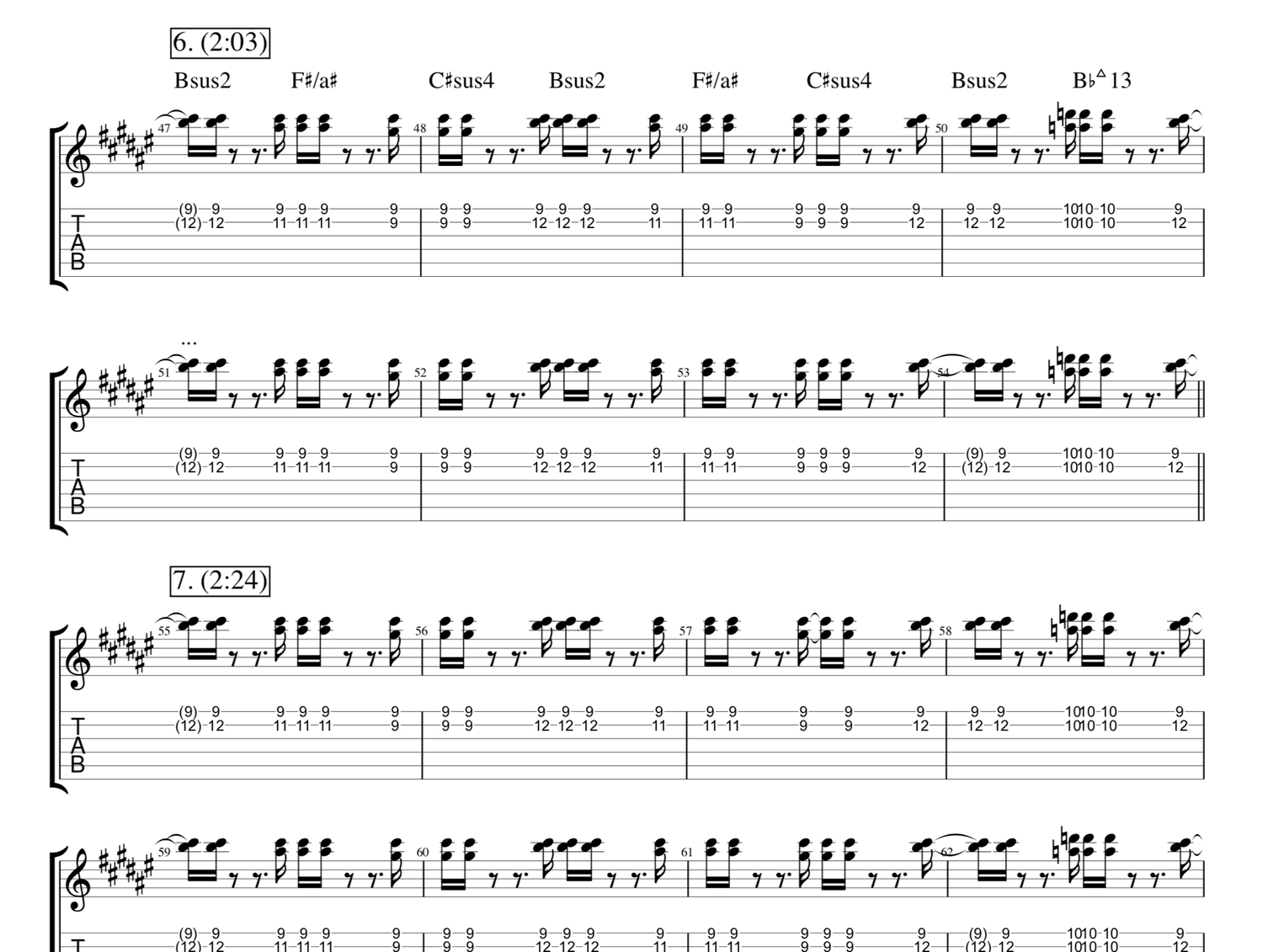 The Dance Guitar Chords