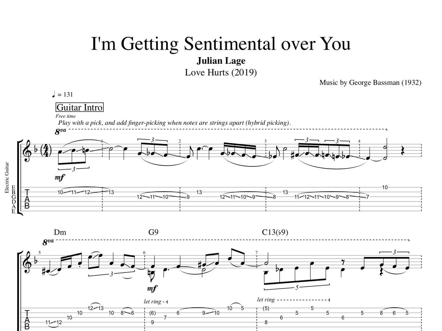 Over You Guitar