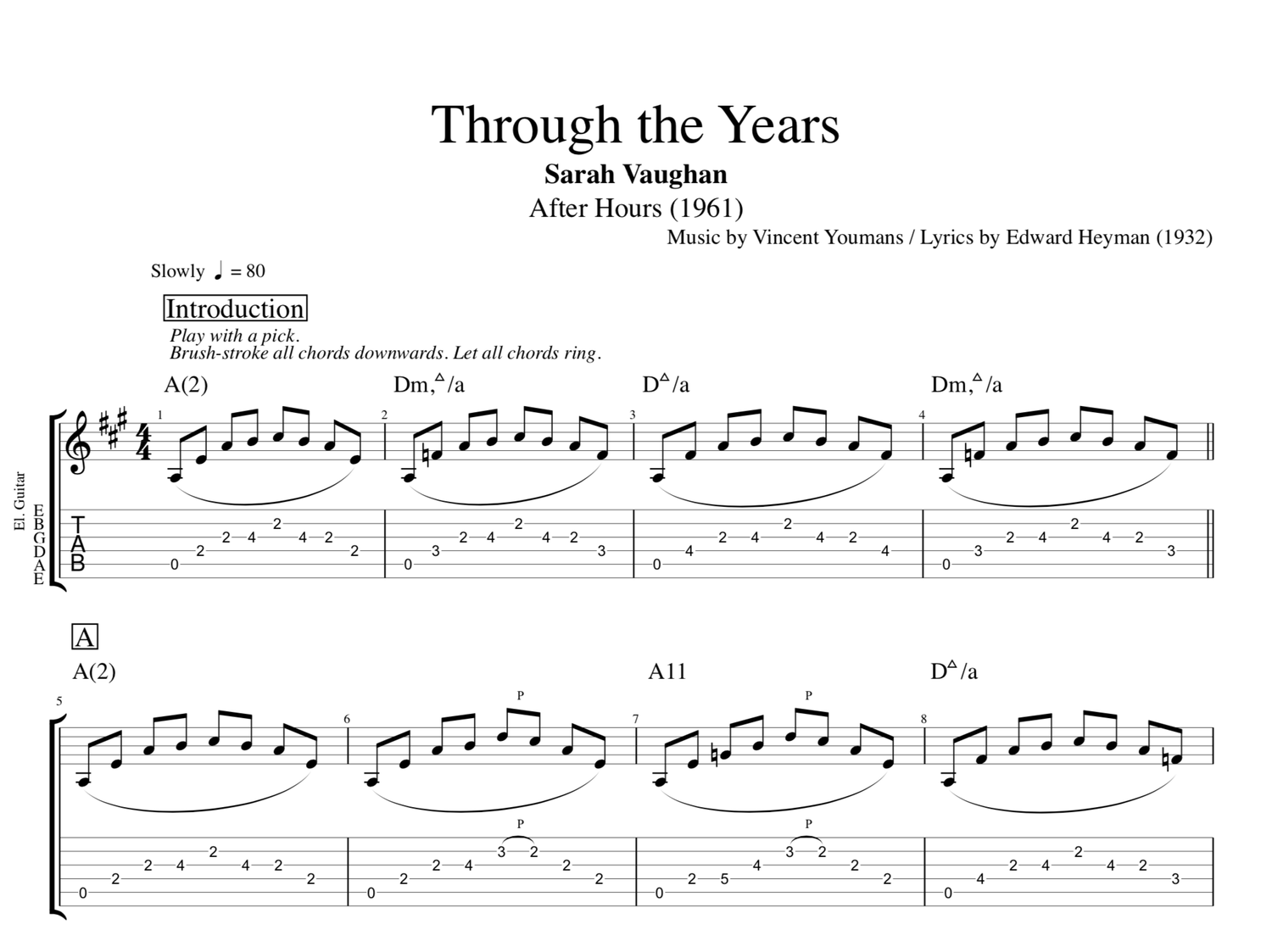 Opportunity Guitar Chords