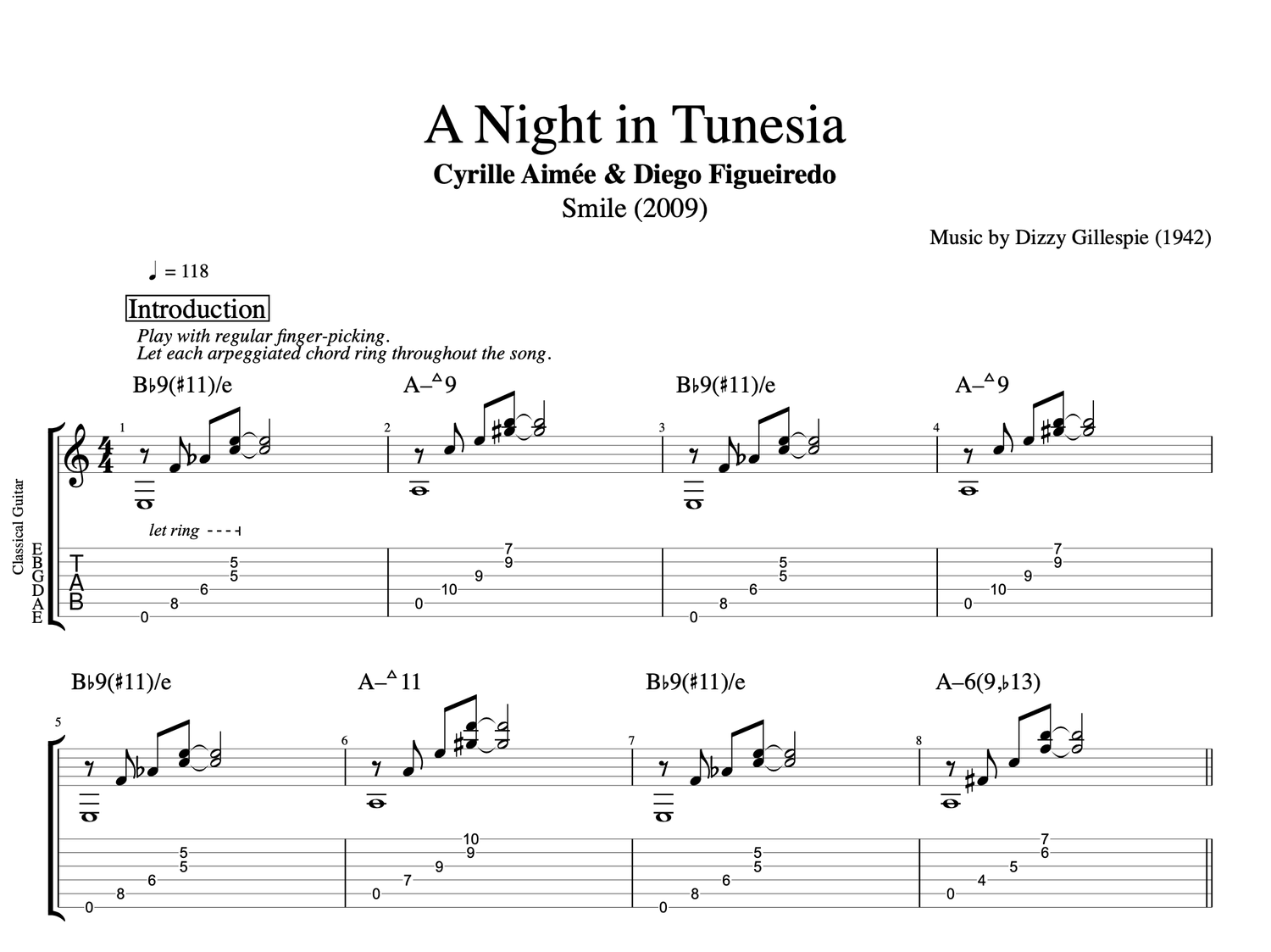 Guitar Chords For Smile