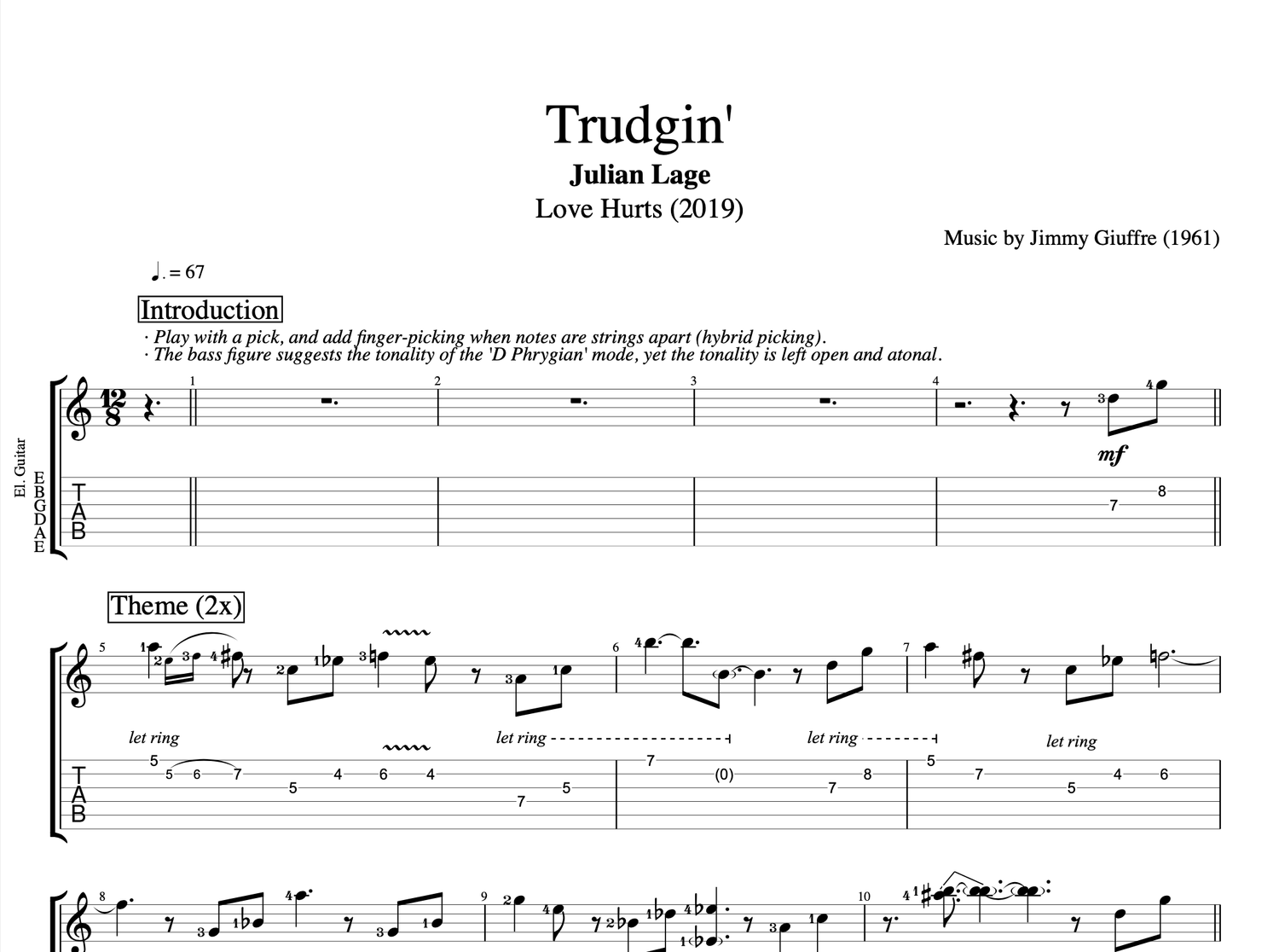 Love Hurts Guitar Chords
