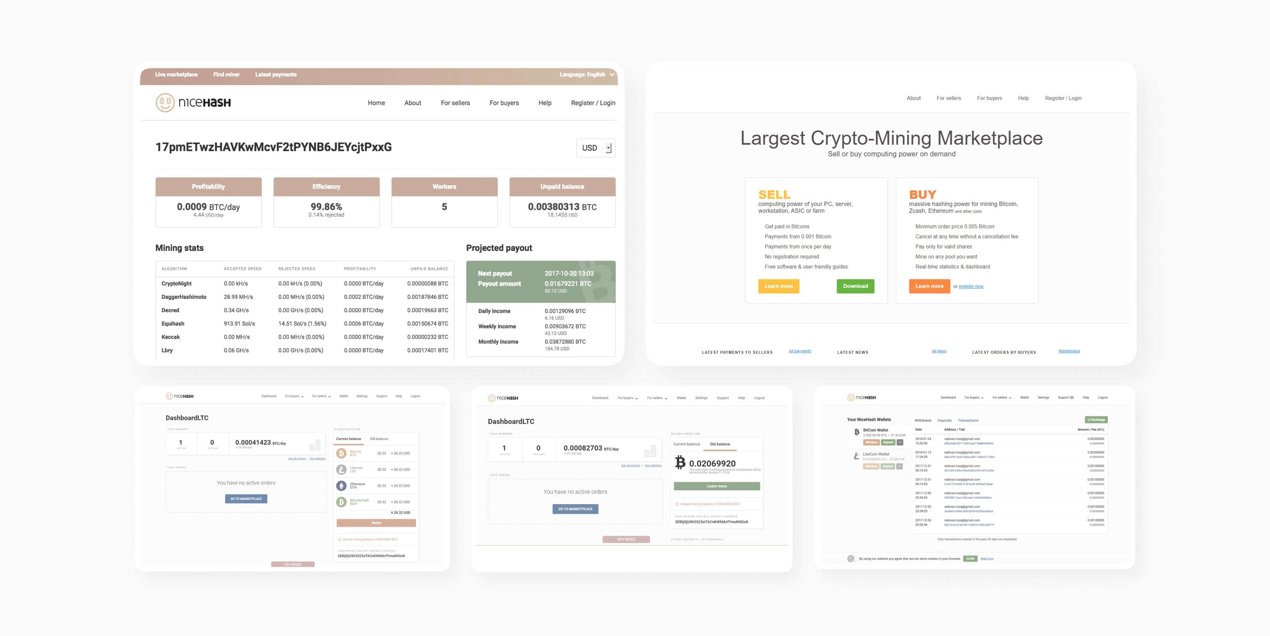 UI/UX Redesign of Nicehash − World's Leading Crypto Platform for Mining ... UI/UX Redesign of Nicehash − World's Leading Crypto Platform for Mining ...