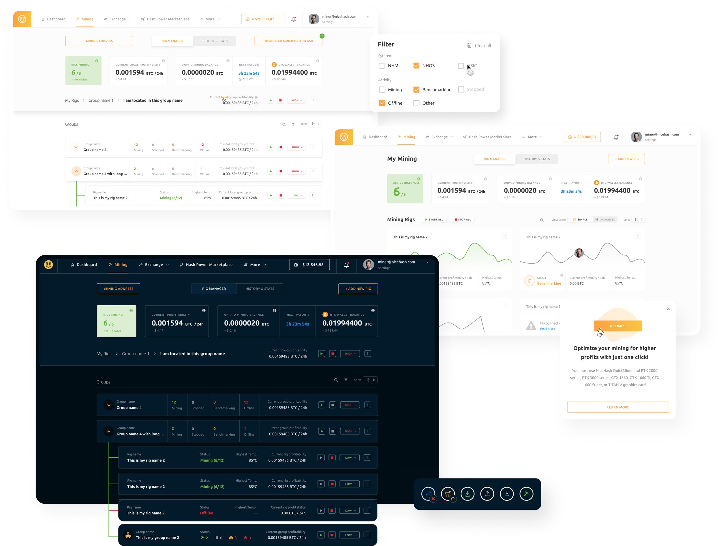 UI/UX Redesign of Nicehash − World's Leading Crypto Platform for Mining ... UI/UX Redesign of Nicehash − World's Leading Crypto Platform for Mining ...