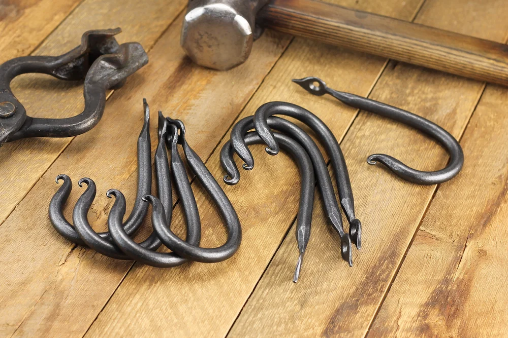 Hand Forged Wrought Iron Hooks