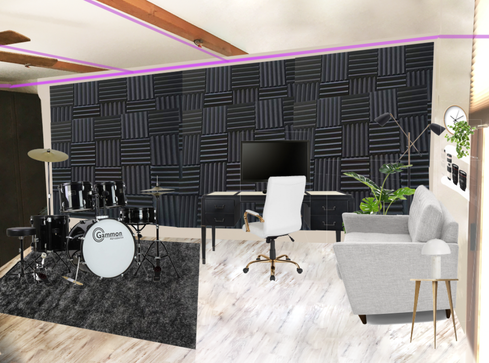 Designing A Recording Studio (Re-designing an old space with a ...
