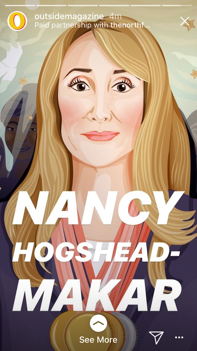 Outside Magazine: Nancy Hogshead-Makar — Lenz Illustration & Design