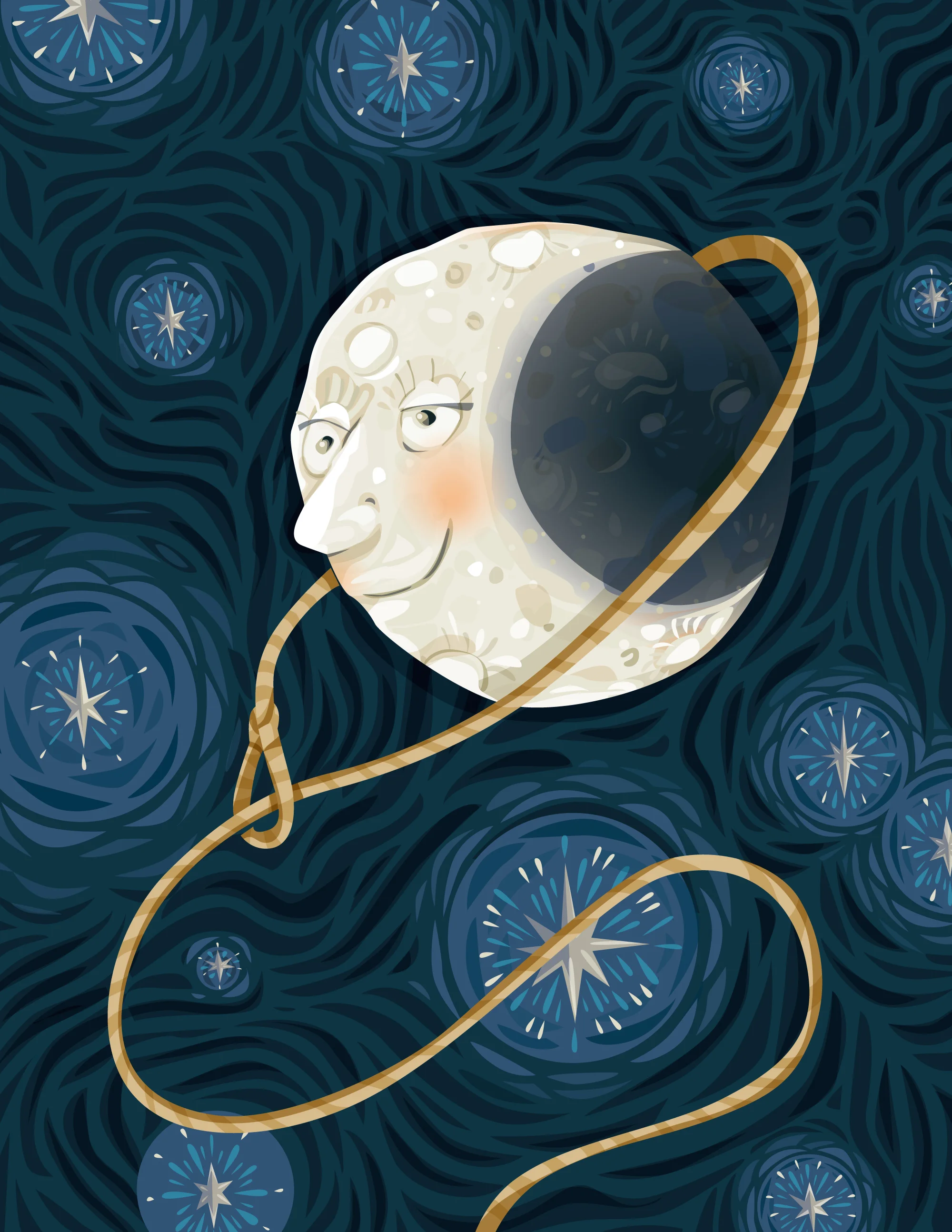 Lasso the Moon — Lenz Illustration & Design