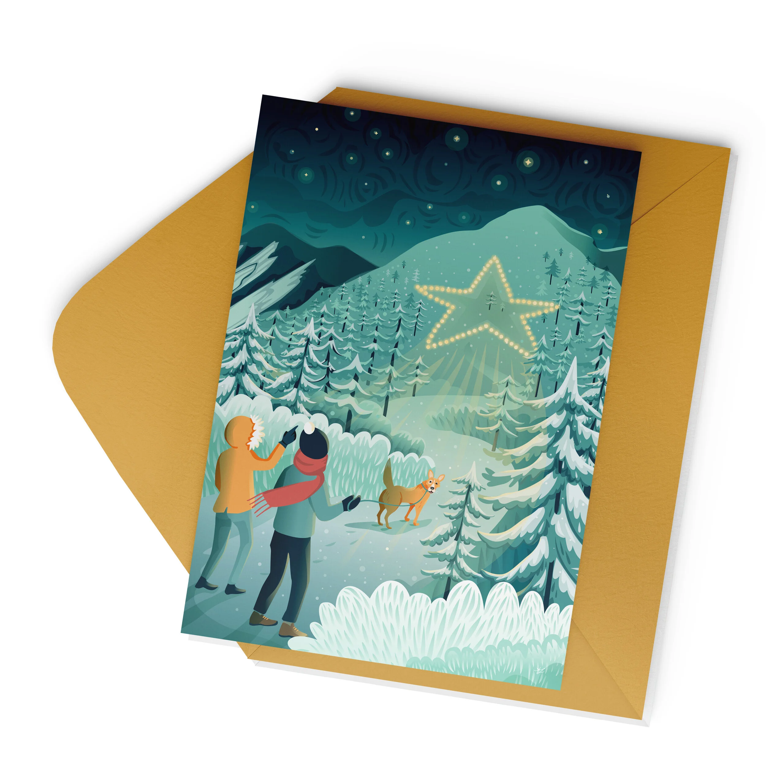 2018 Boulder Star Card — Lenz Illustration & Design