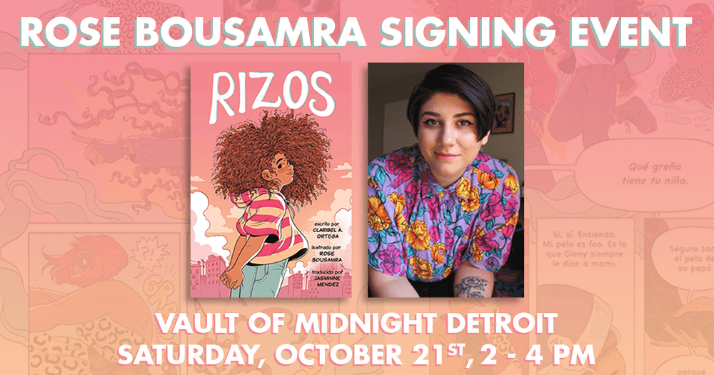 ROSE BOUSAMRA SIGNING EVENT — Vault of Midnight