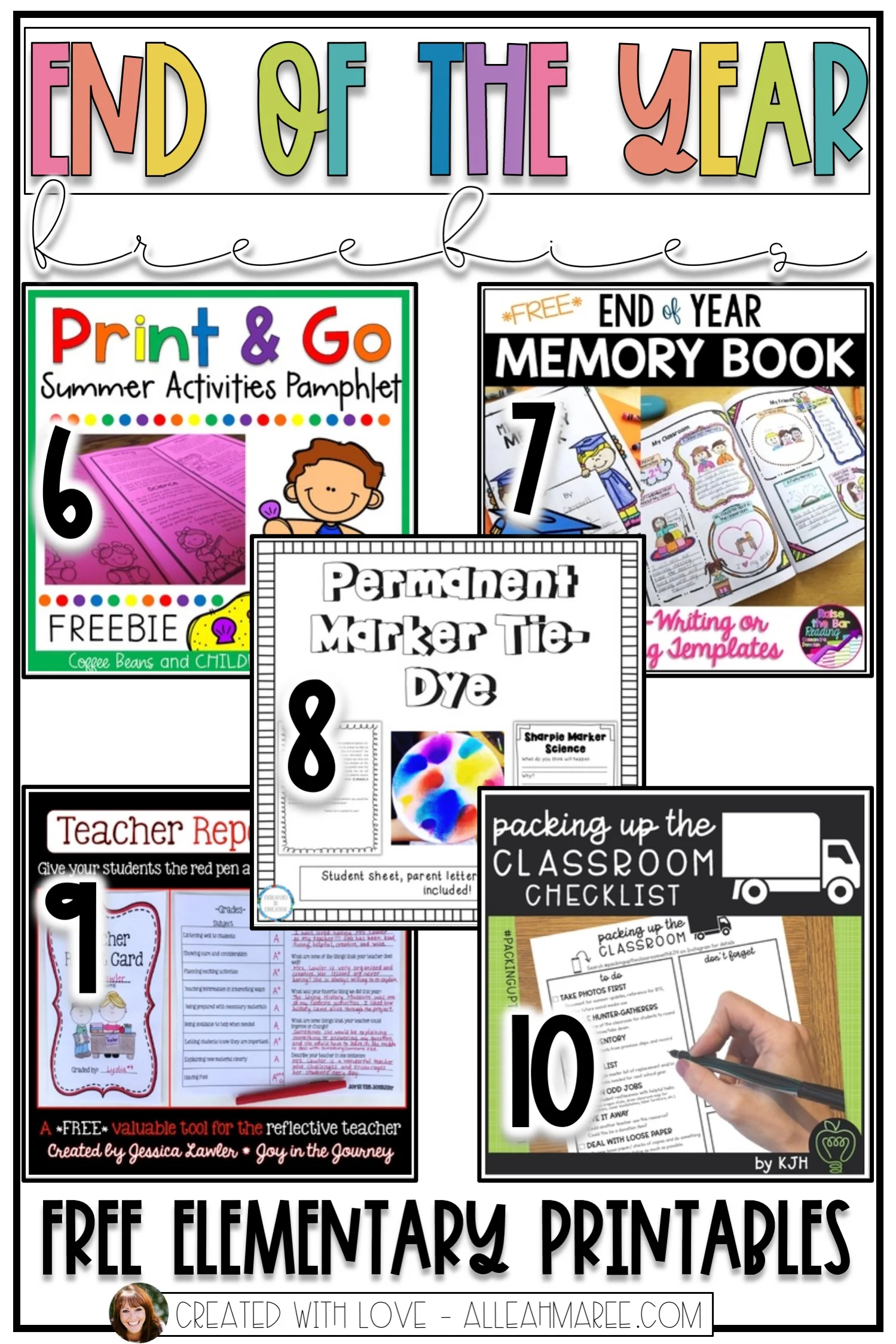 25 Free Activities for the End of the Year — Alleah Maree