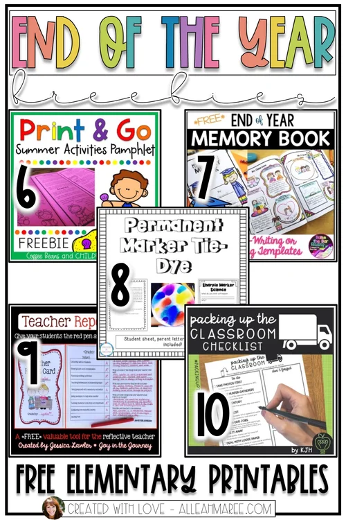 25 Free Activities for the End of the Year — Alleah Maree