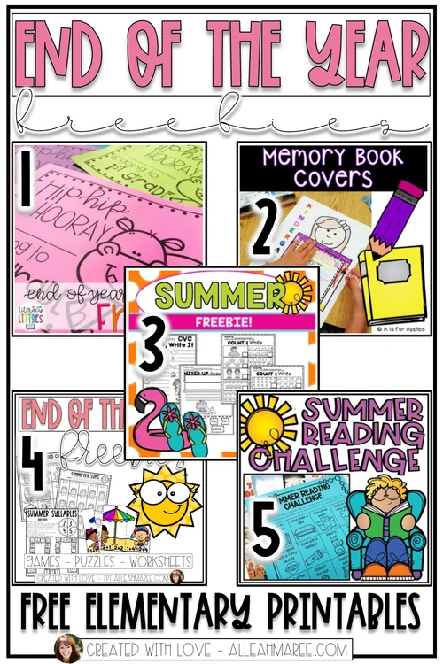 25 Free Activities for the End of the Year — Alleah Maree