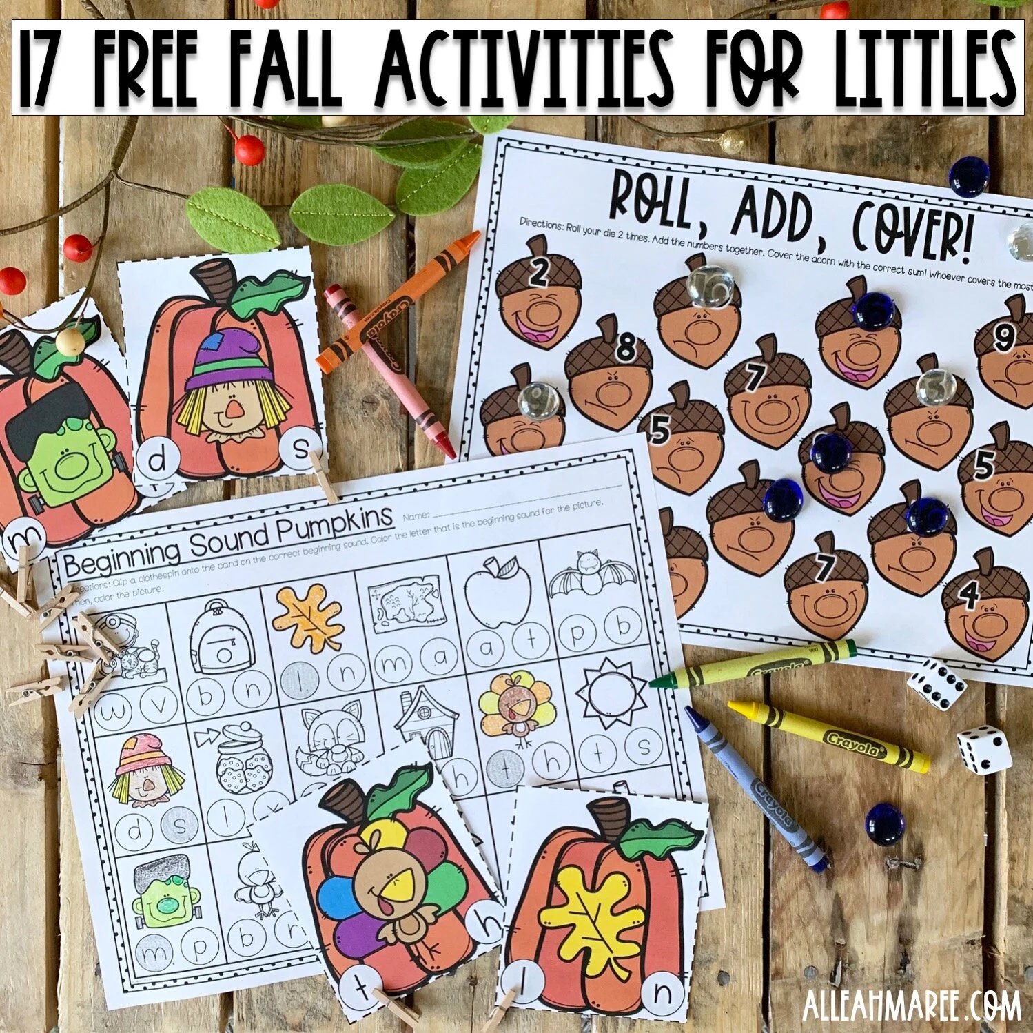 17 Free Fall Activities for Pre-K and Kindergarten — Alleah Maree