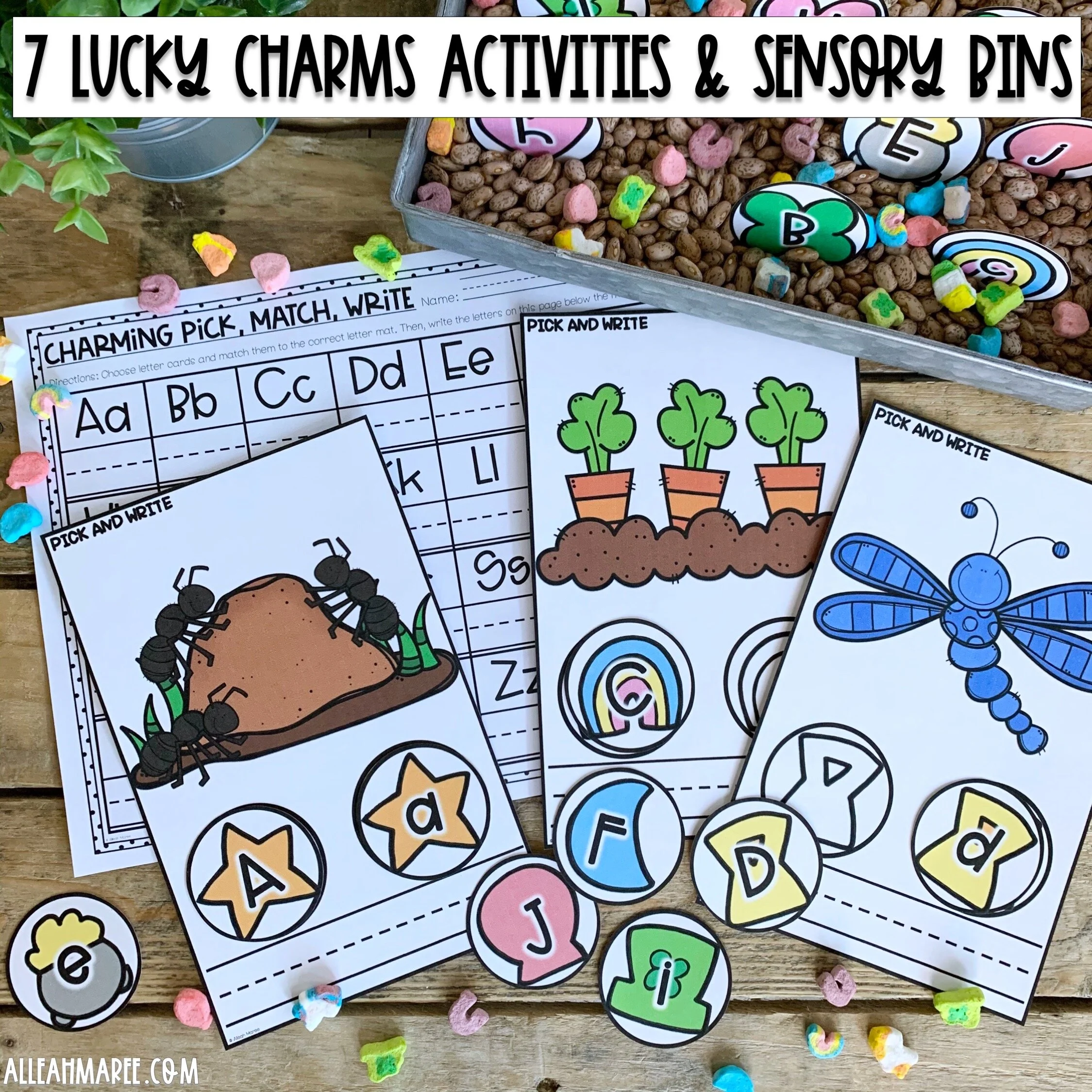 7 Lucky Charms Activities for Preschool (Sensory Bins, Math Centers ...