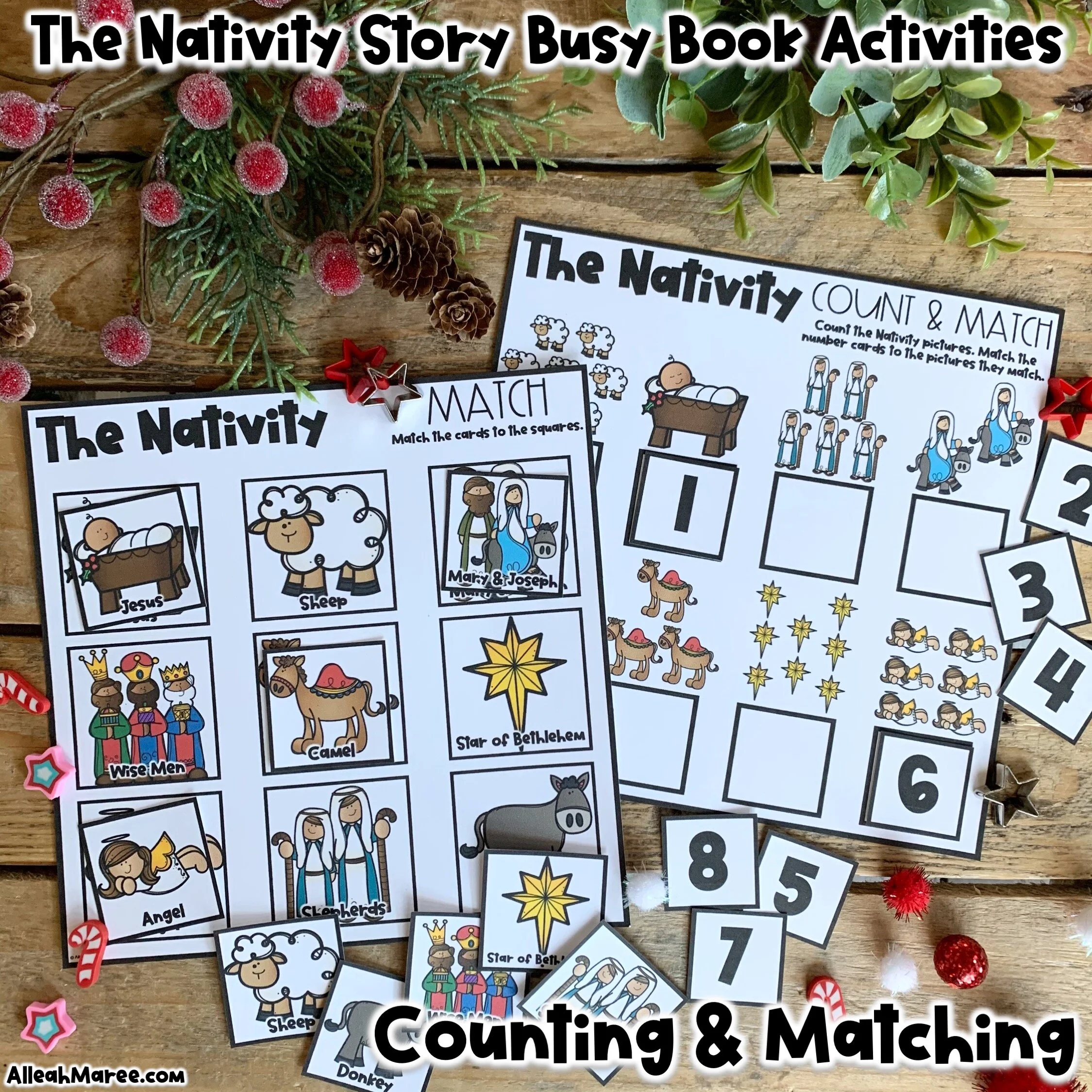 The Nativity Story Busy Book Activities for Little Ones — Alleah Maree