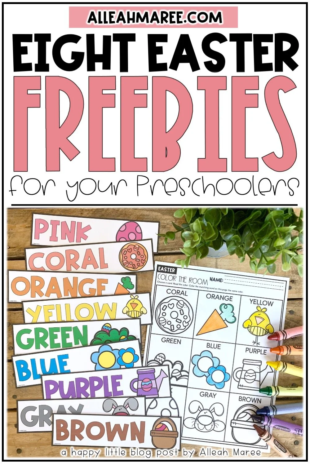 8 FREE Easter Activities for Your Preschoolers — Alleah Maree