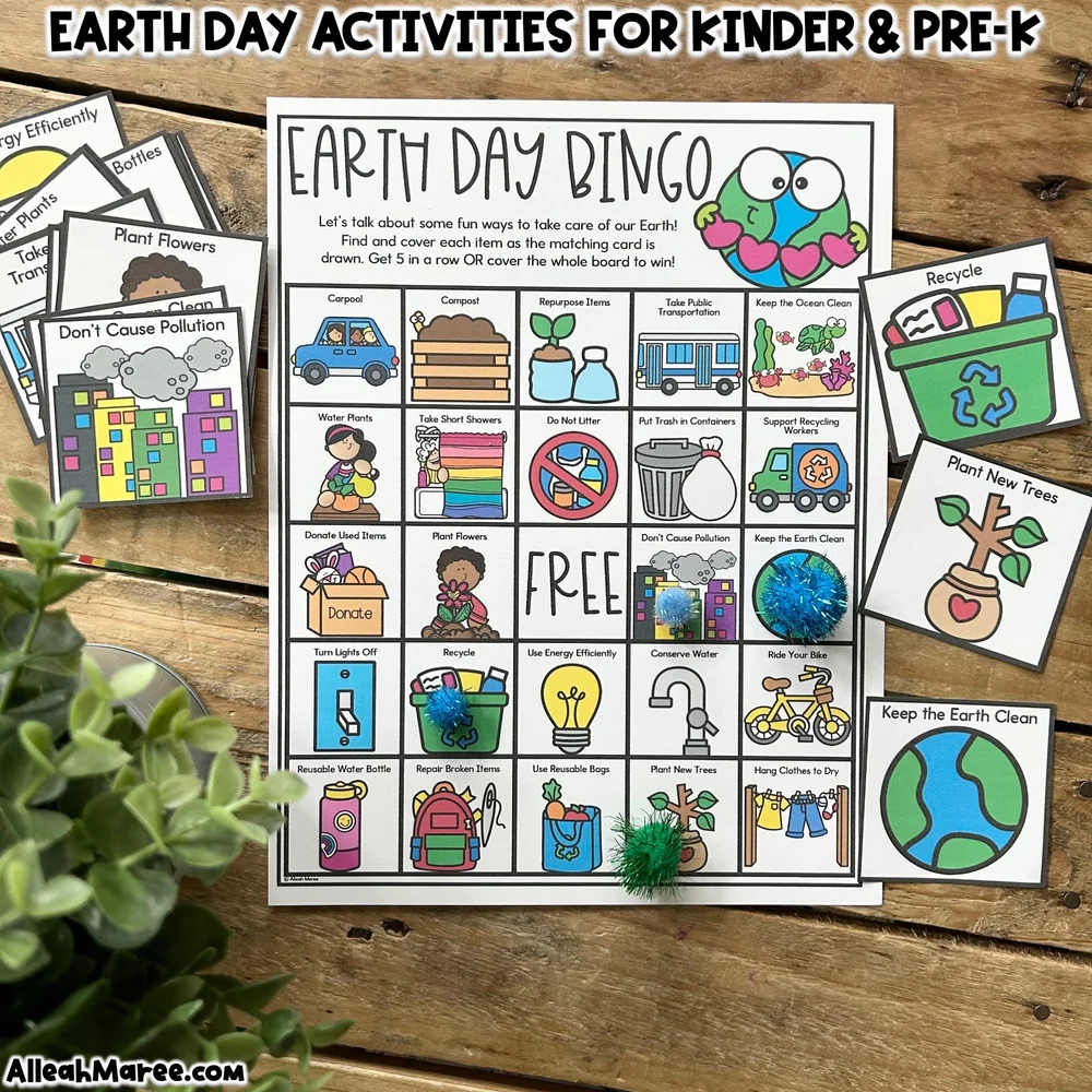Earth Day Activities for Kindergarten and Preschool — Alleah Maree