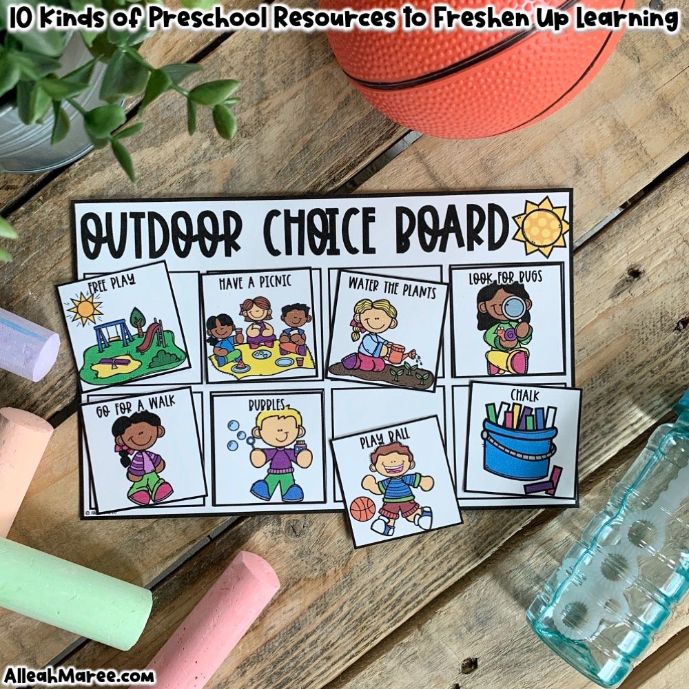 10 Kinds of Preschool Resources You Need to Freshen Up the Learning ...