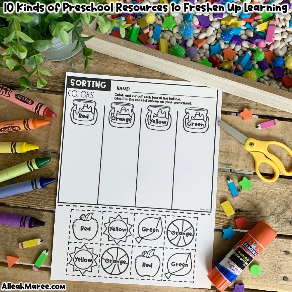 10 Kinds of Preschool Resources You Need to Freshen Up the Learning ...