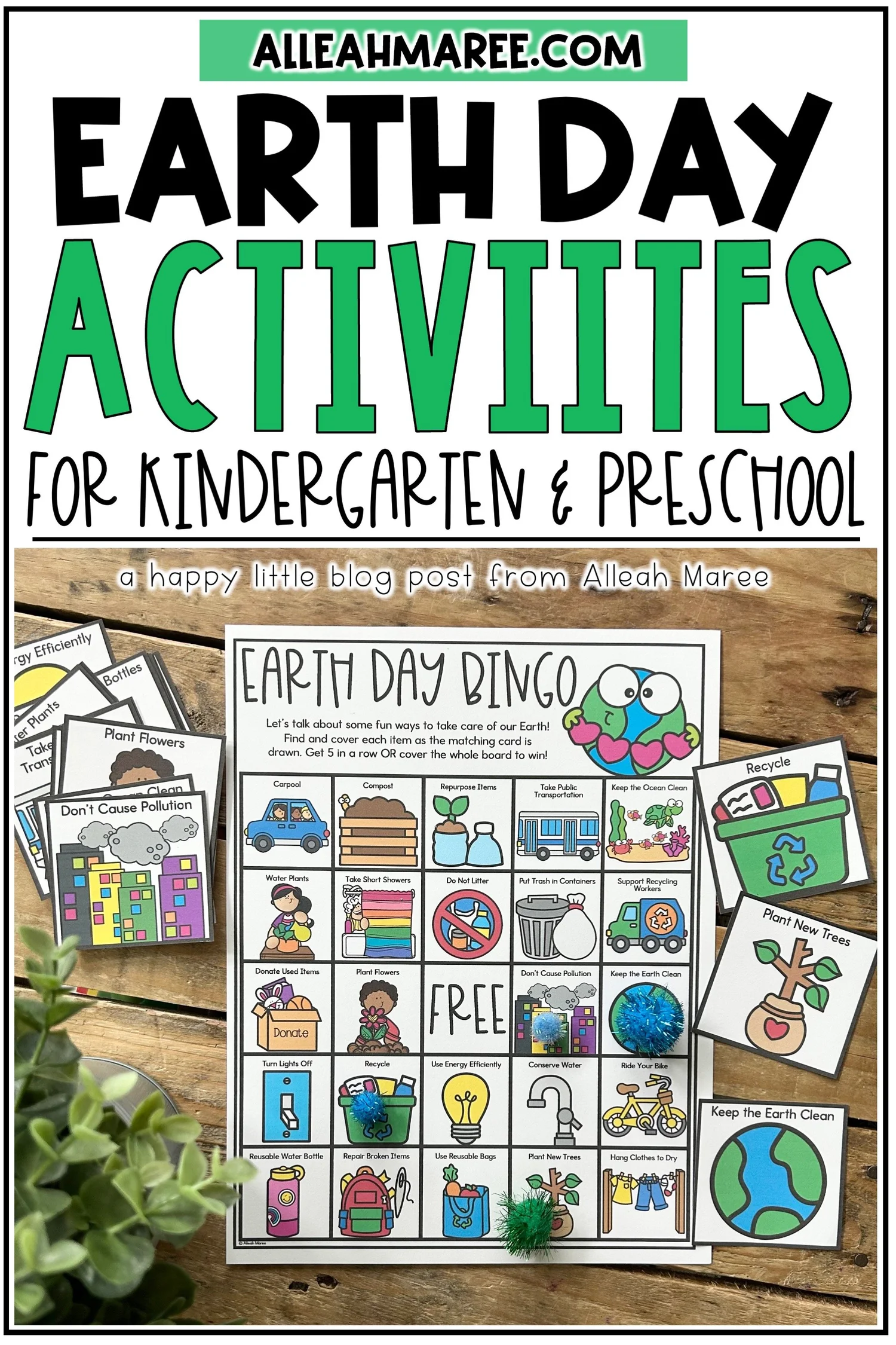 Earth Day Activities for Kindergarten and Preschool — Alleah Maree